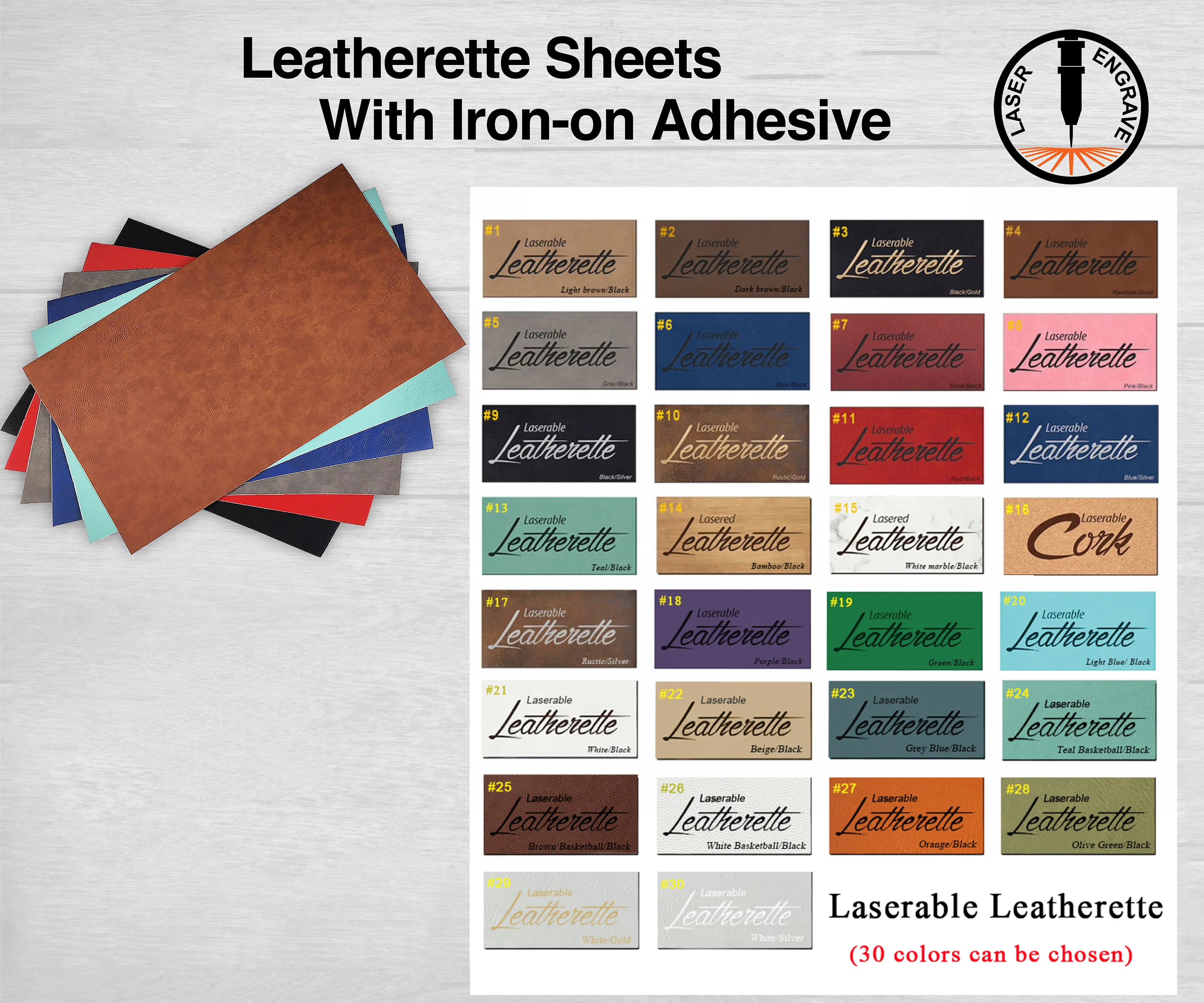 Leatherette Sheets - Durable, Versatile, and Adhesive