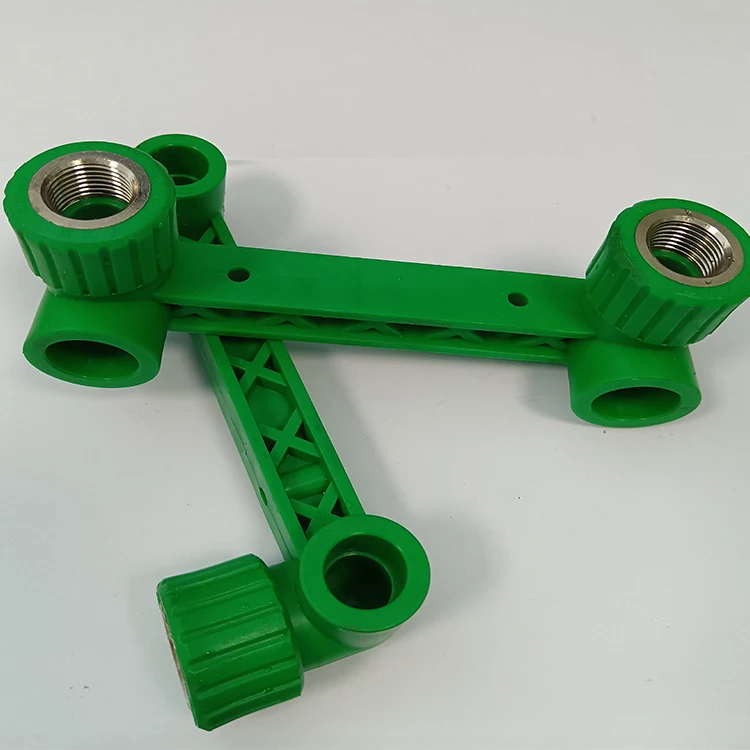 Plastic Water Supply Ppr Pipe Connector Bridge Bend Double Multi-joint ...