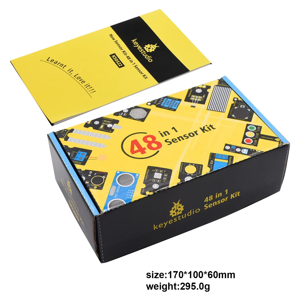 Newest! Keyestudio 48 In 1 Sensor Starter Kit With Gift Box For Arduino ...