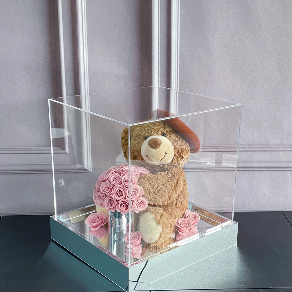 Valentines Day Gift Box Everlasting Eternal Immortal Long Lasting Rose ...