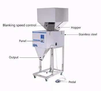 Automatic Table Top Dry Sachet Milk Cosmetic Chemical Powder Weighing ...