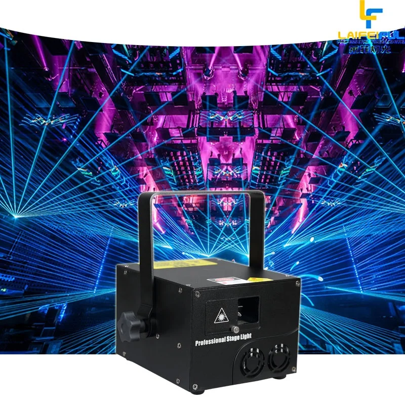 Rgb Dj Full Color Mini Animation Laser Beam Light 3w Stage Laser ...