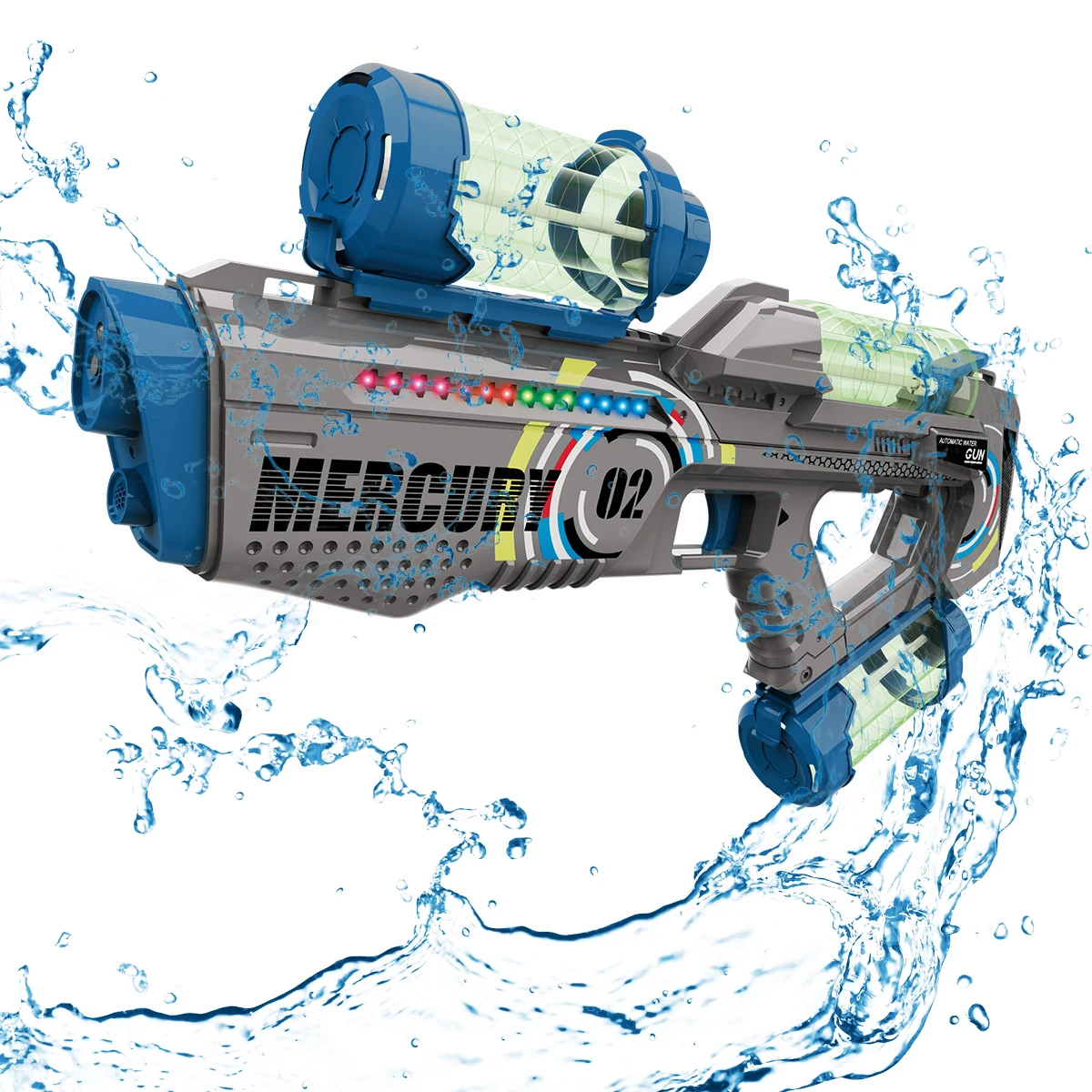 New Arrived Automatic Water Gun With Bottle Led Light Night Battle Game ...