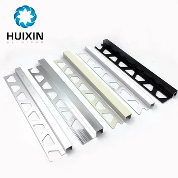 Custom Modern Style Anodized Aluminum Tile Edge Trim Extrusion Corner ...