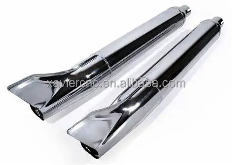 CNC Custom Design Fishtail Drag Pipe Mufflers Exhaust/cycles