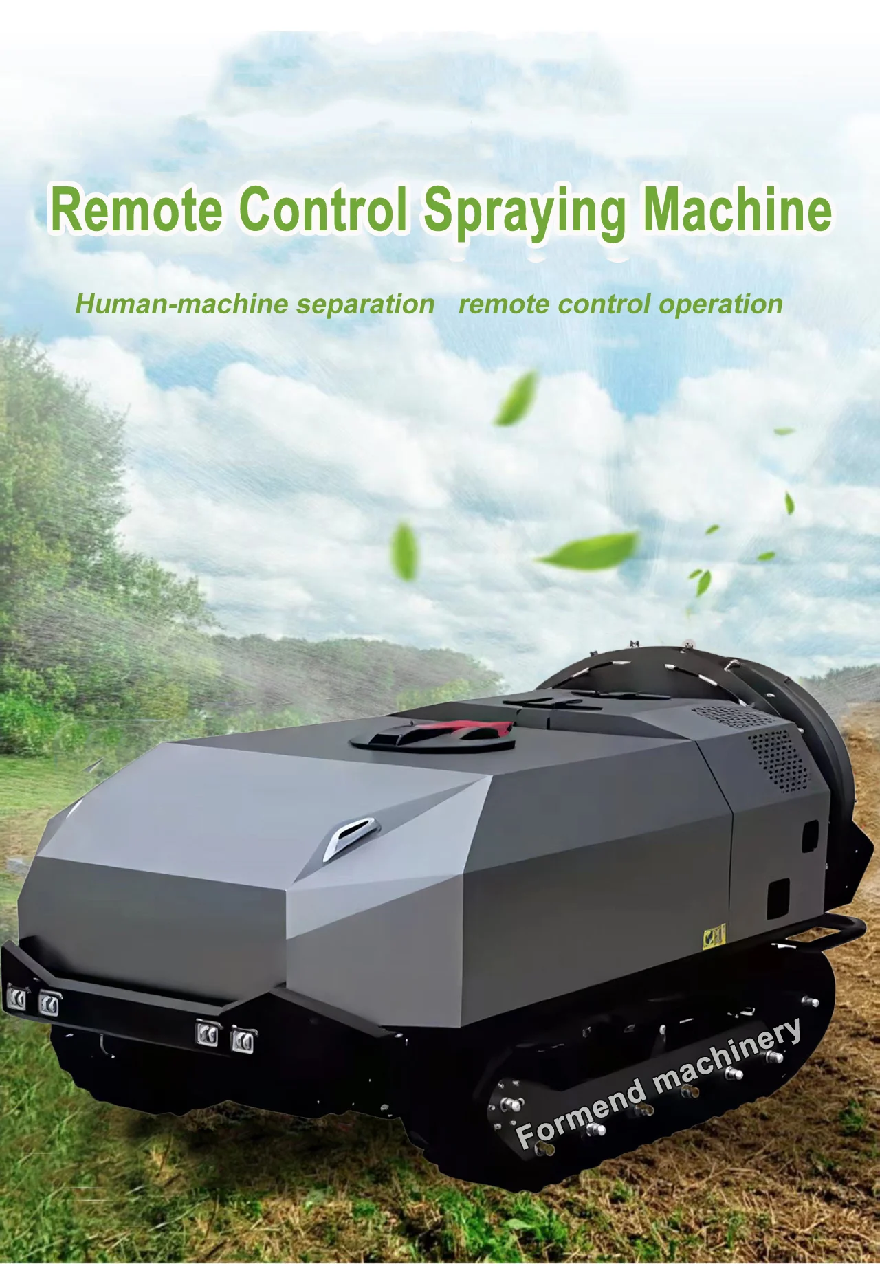 Long Range Remote Control Sprayer Large Scale Coverage Spraying Orchard ...