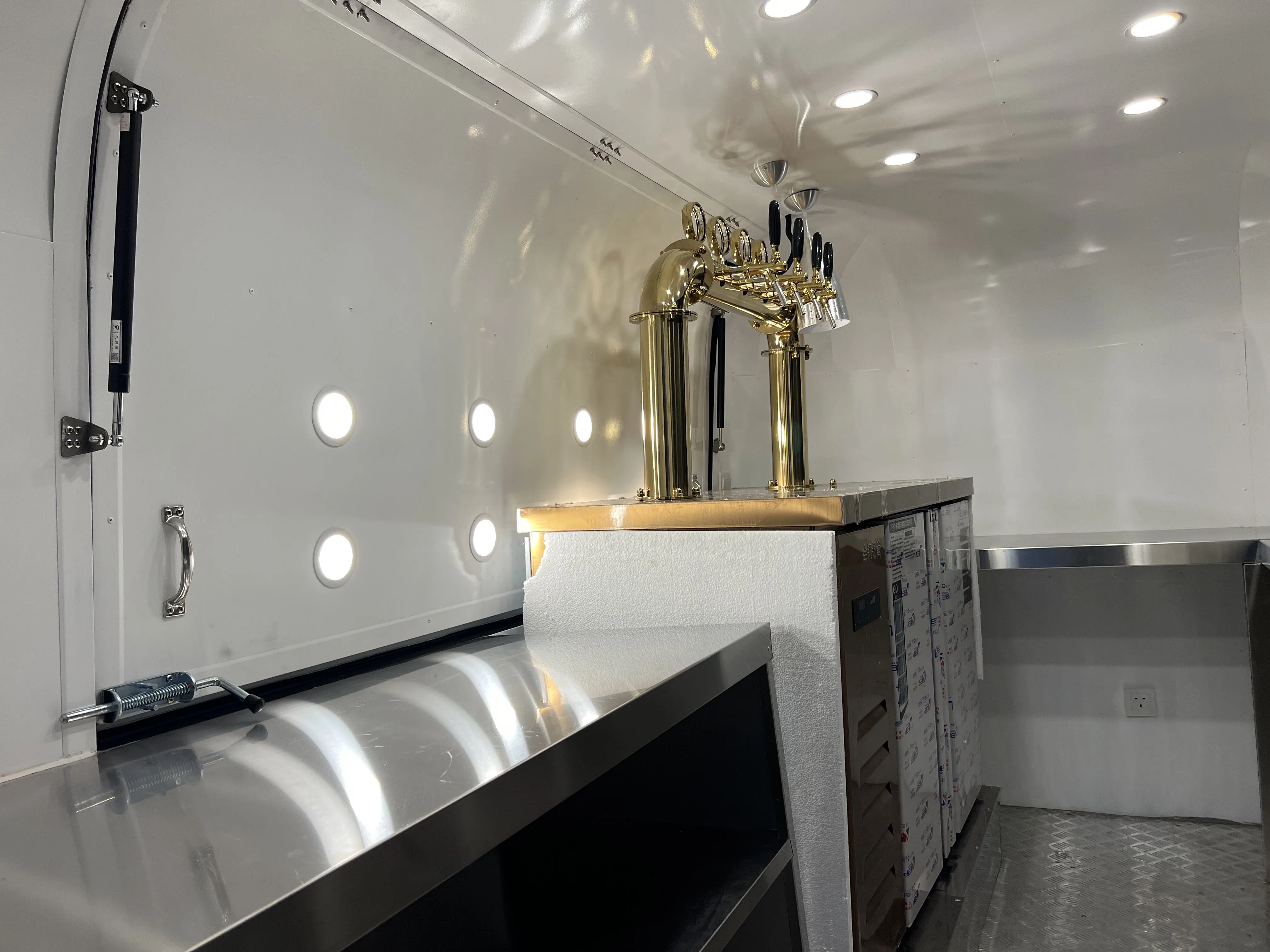 Business Beer Trailer Wine Beer Cart Mobile Bar Ape Food Trailer for ...