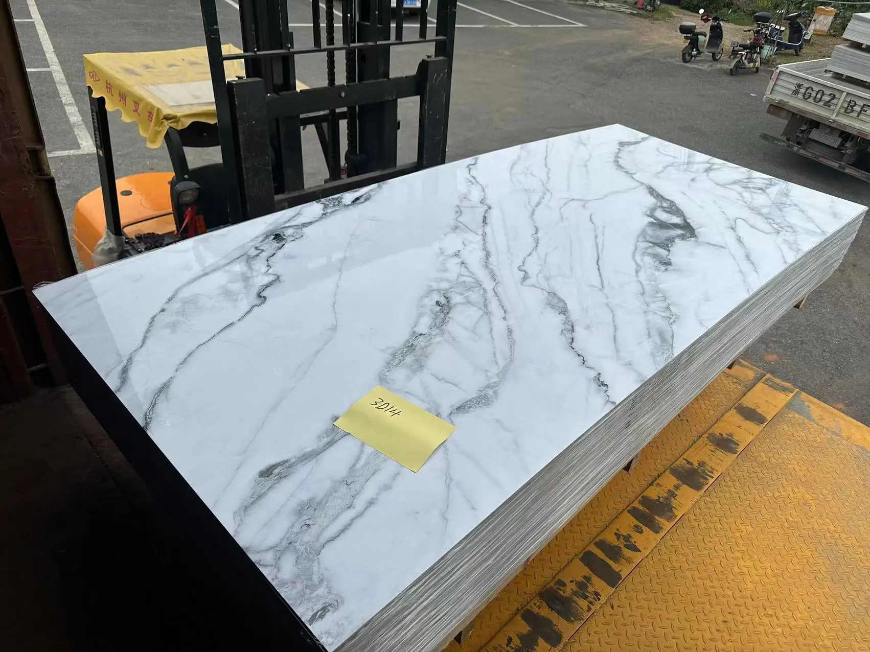 1220*2440mm Pvc Uv Marble Sheet Wall Panel Pvc Marble Sheet Glossy Pvc ...