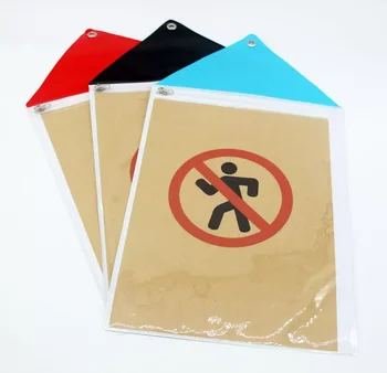 Factory Pvc Work Permit Waterproof Document Holder - Buy Pvc Ziplock ...