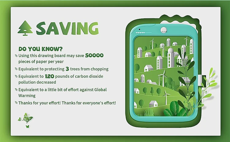 Unbreakable ABS Doodle Board - Digital LCD Writing Pad