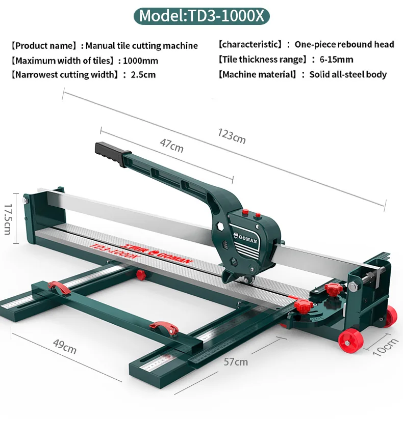 China Factory Sale Hand Tools Tile Cutter Professional Tile Cutter Tool ...