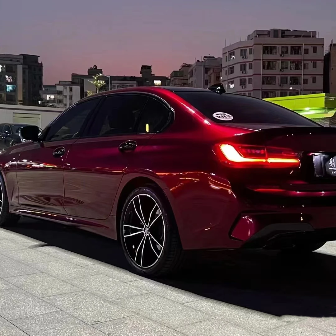 Wholesale PET Liquid Dragon Blood Red Car Vinyl Wrap