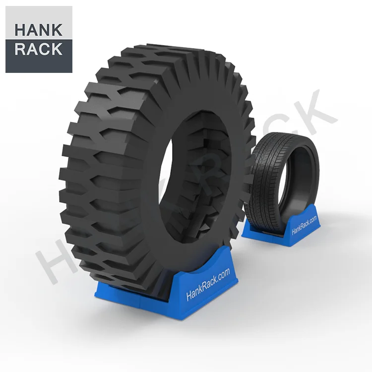 Single Truck Tire Display Frame Holder Stand Tire Feet