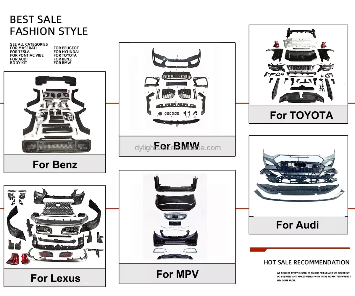 Automotive Accessories Include Bumper Assembly Side Skirt Body Kit For ...