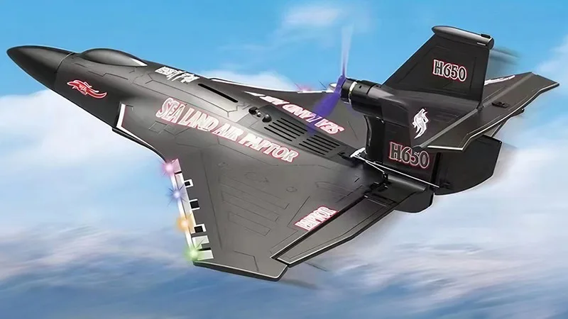 Raptor H650 Led Lights Sea Land Air 3 In 1 Aerobatics Stunt Radio ...