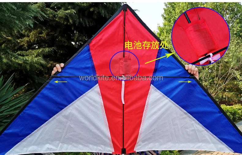 Led Light Kites And Flashing Night Kites - Buy Led Light Kite Flashing ...