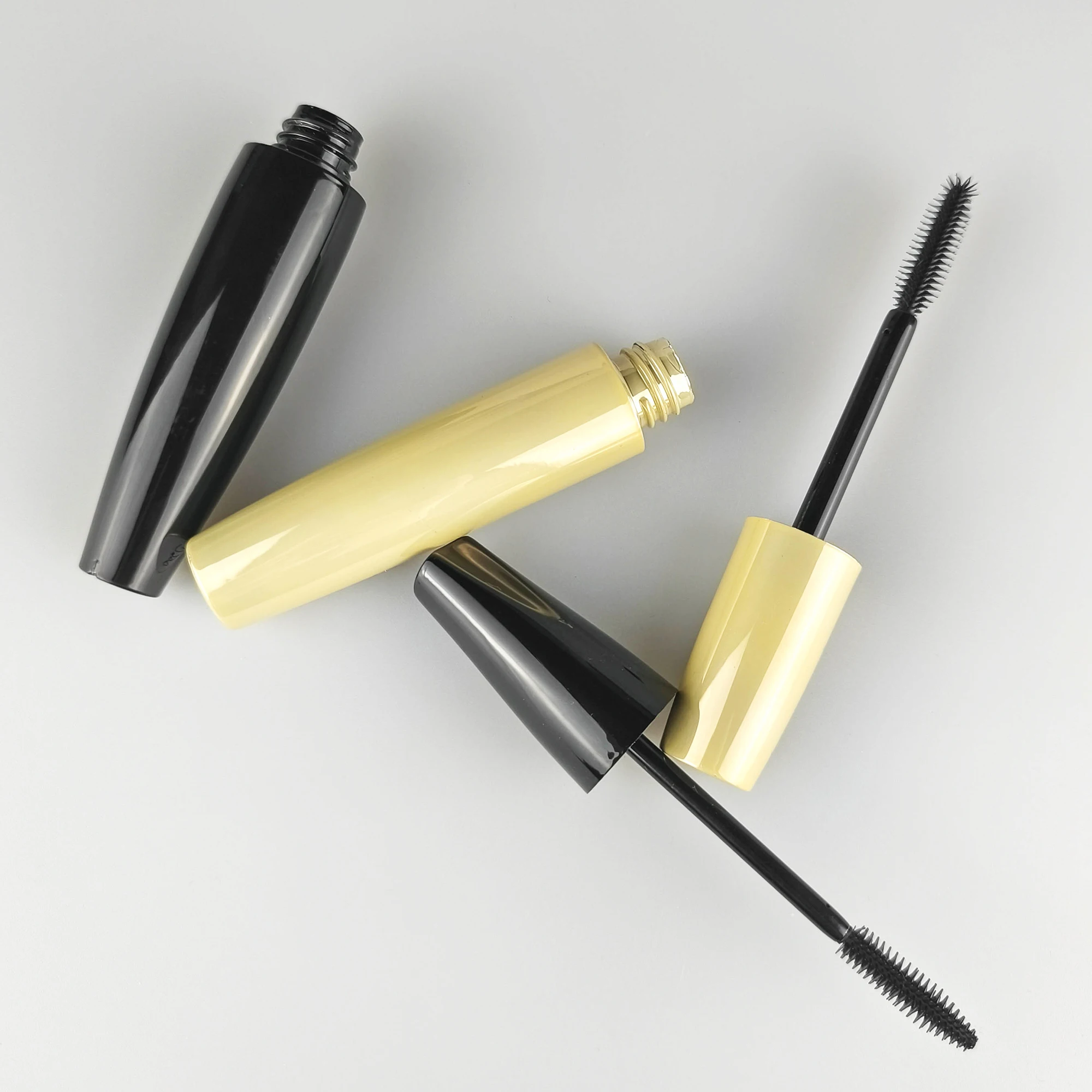 Custom Logo 20ml 19ml Luxury Black Eyeliner Tube Empty Gold Black Lip ...