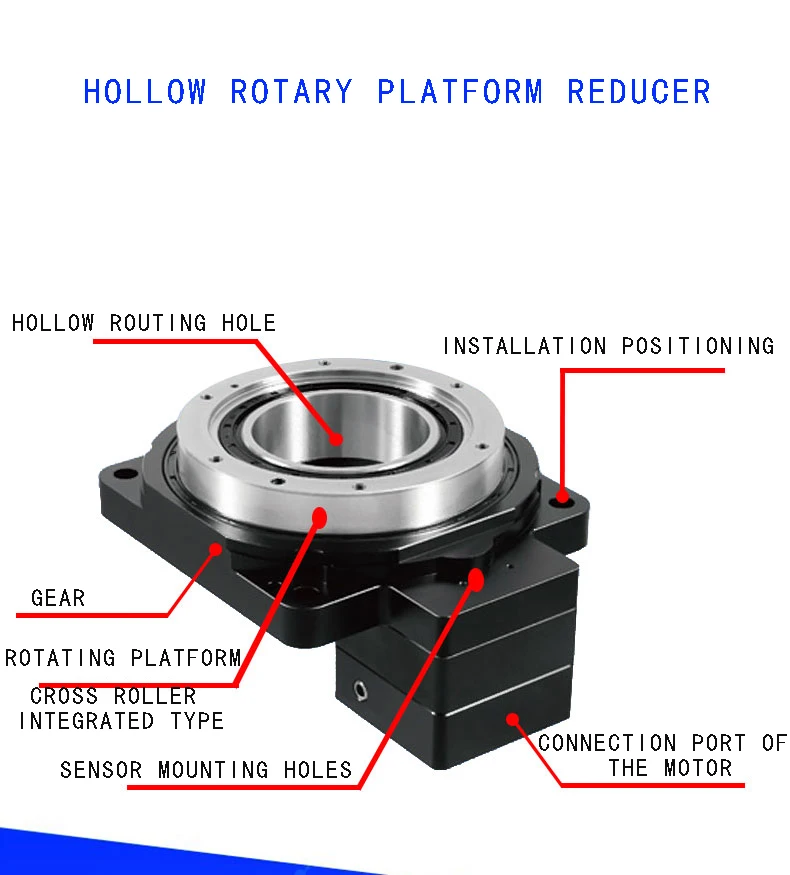 High Precision Hollow Rotating Platform for Automatic Devices