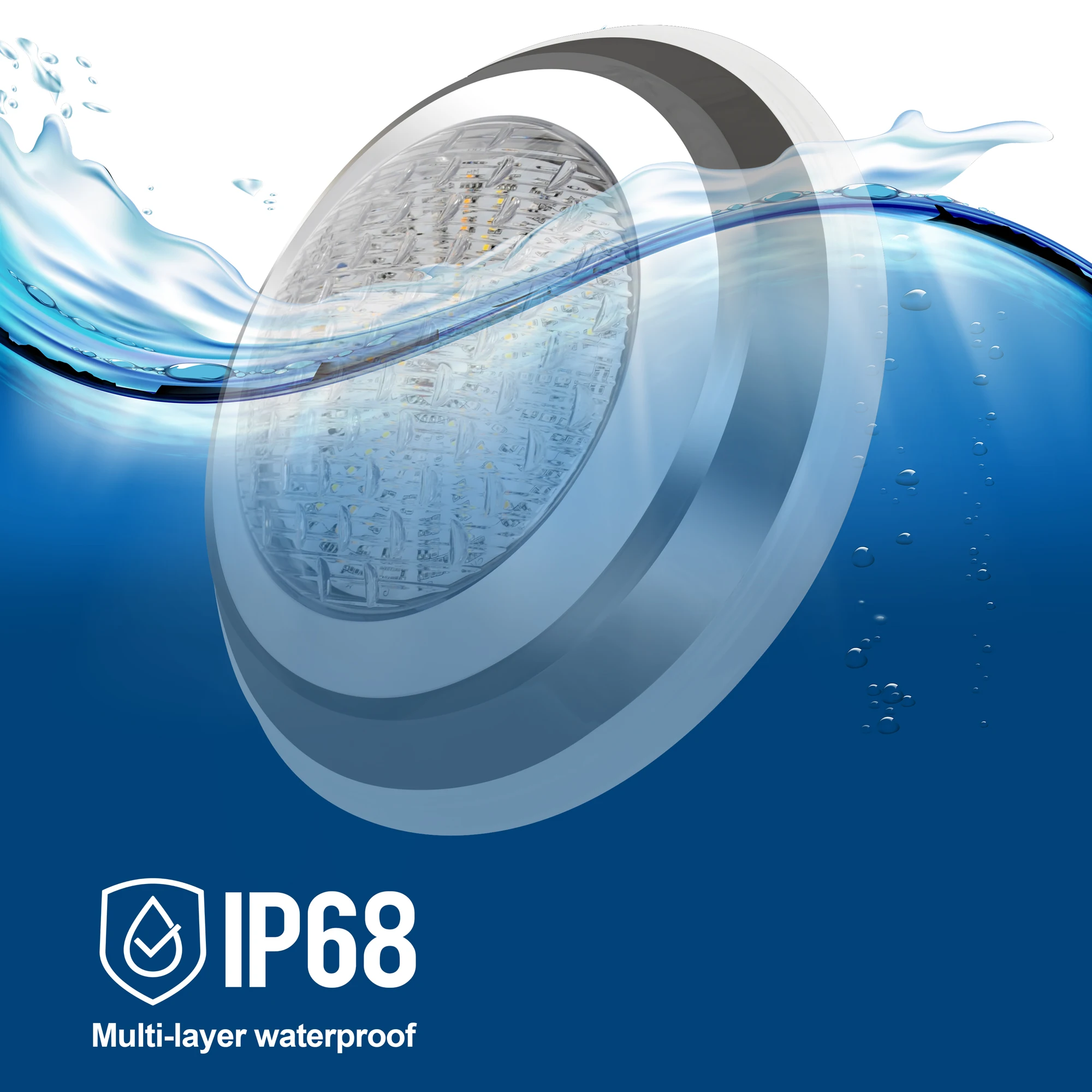 Smart Nicheless Led Pool Light 40w Swimming Pool Stainless Steel ...