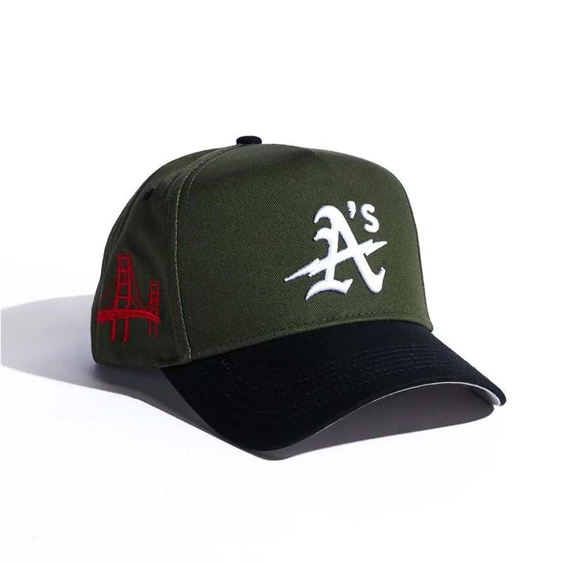 A Frame Cap Shaped Wholesale Cotton 5 Panel Embroidery New Snapback ...