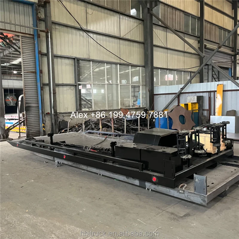 4-5 Tons 180 Degree Rotator Rollback Wrecker Carrier With Sliding Winch ...