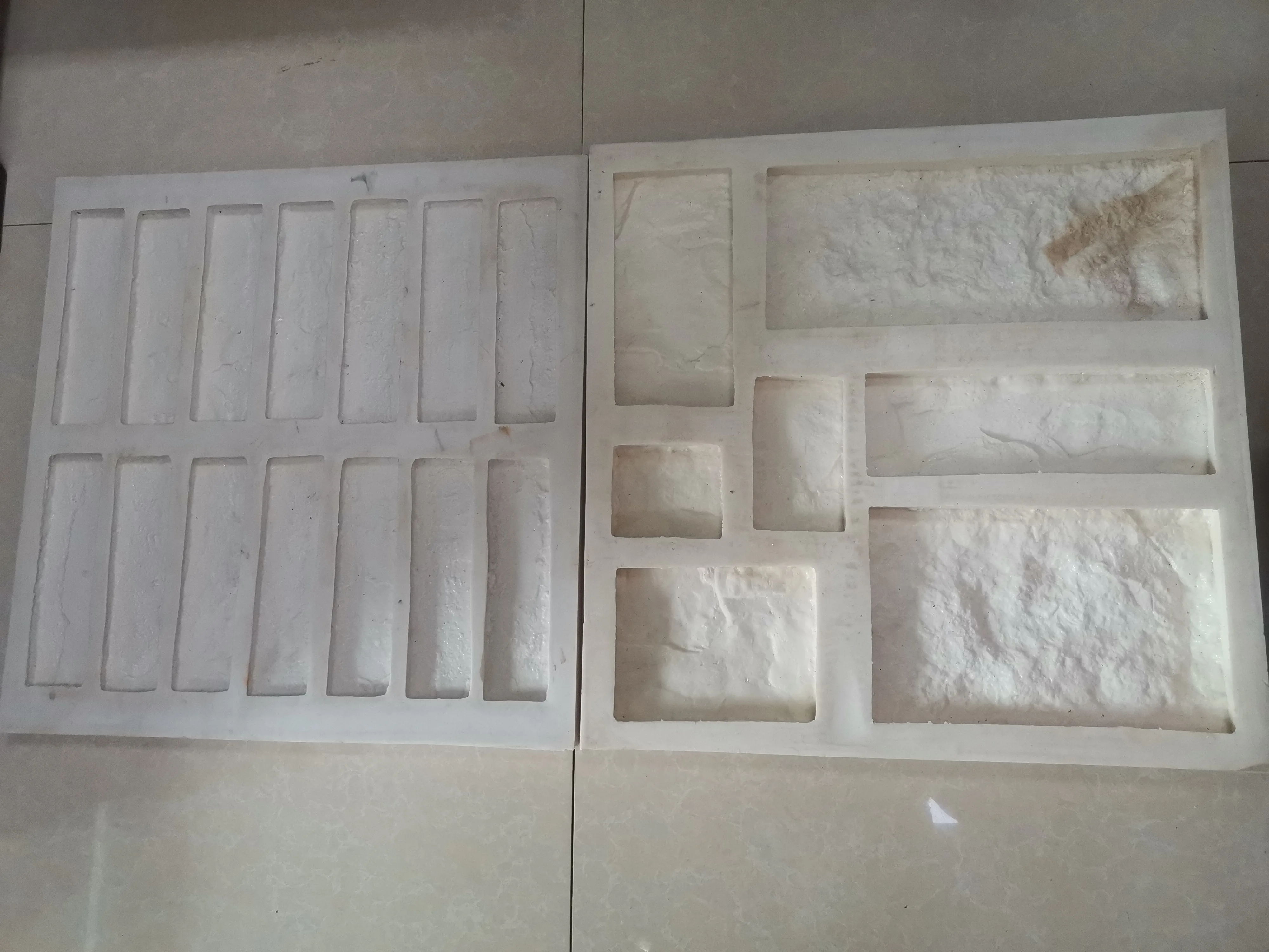 Exterior Decorative Concrete Retaining Wall Molds - Durable Soft PVC ...