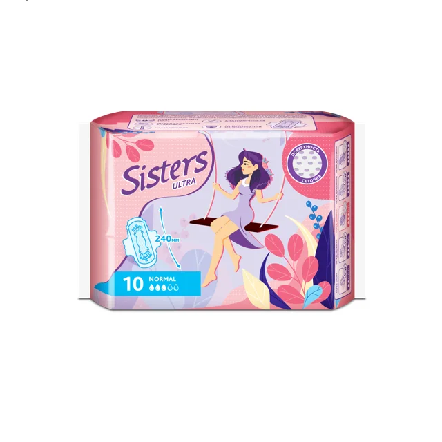 MEGASOFT 240U Sanitary Napkins - Super Absorbent & Comfortable