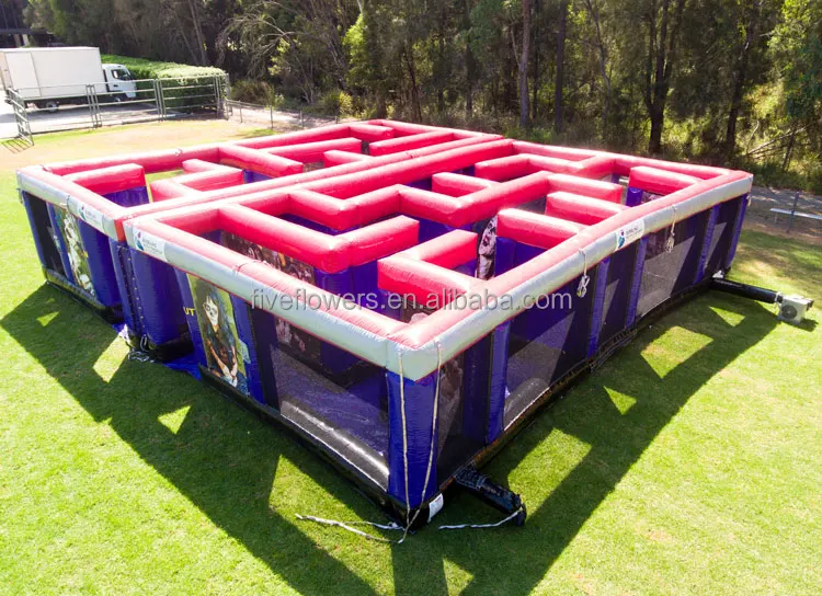 Commercial Haunted Halloween Inflatable Maze for Adults & Kids