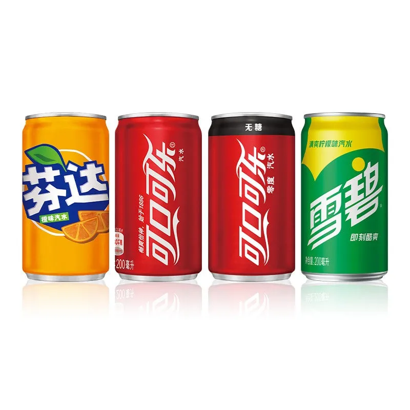 Coca-Cola & Sprite Mini Can Soda 200ml - Carbonated Soft Drinks OEM