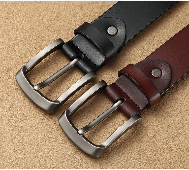 Mens Belt - Genuine Leather Belts for Casual & Work
