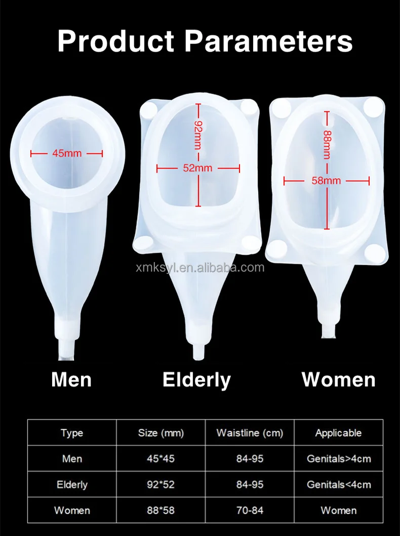 Breathable Medical Silicone Urine Collector Bag for Men & Women