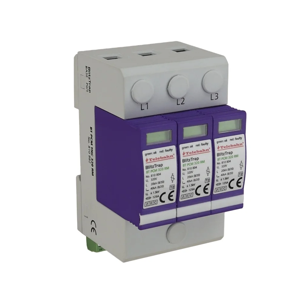 Dc Surge Arrester Protector Dc Solar Surge Protective Device Electronic ...