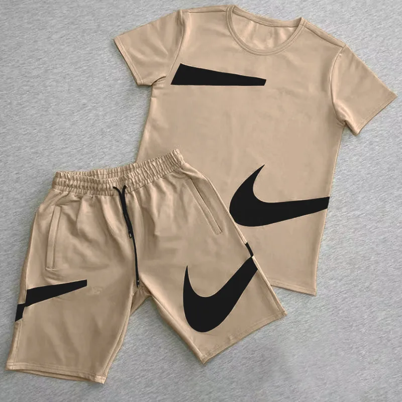 Custom Men Shorts Sets Customized Logo Mens Matching Two Piece Summer 2 ...