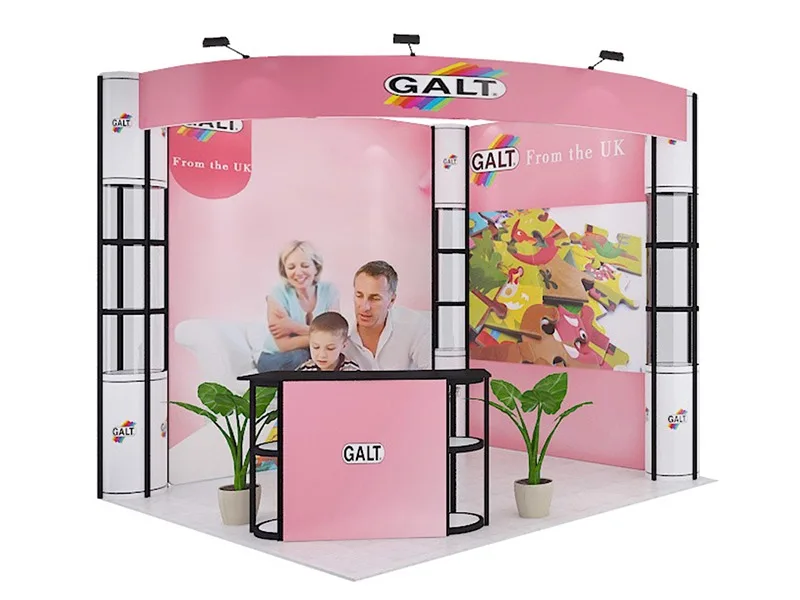 3x6 Portable Modular Exhibition Booth 10'*20'ft Standard Exhibition ...