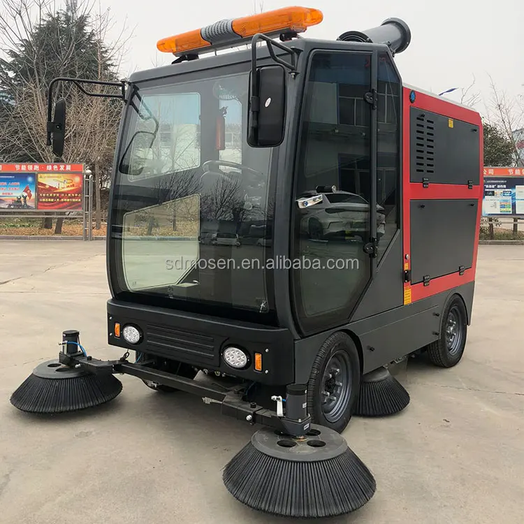 MSANG Small Street Sweeper - Efficient Ride-on Cleaner