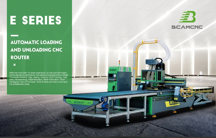 BCAMCNC CNC Router E Series - High Productivity Woodworking