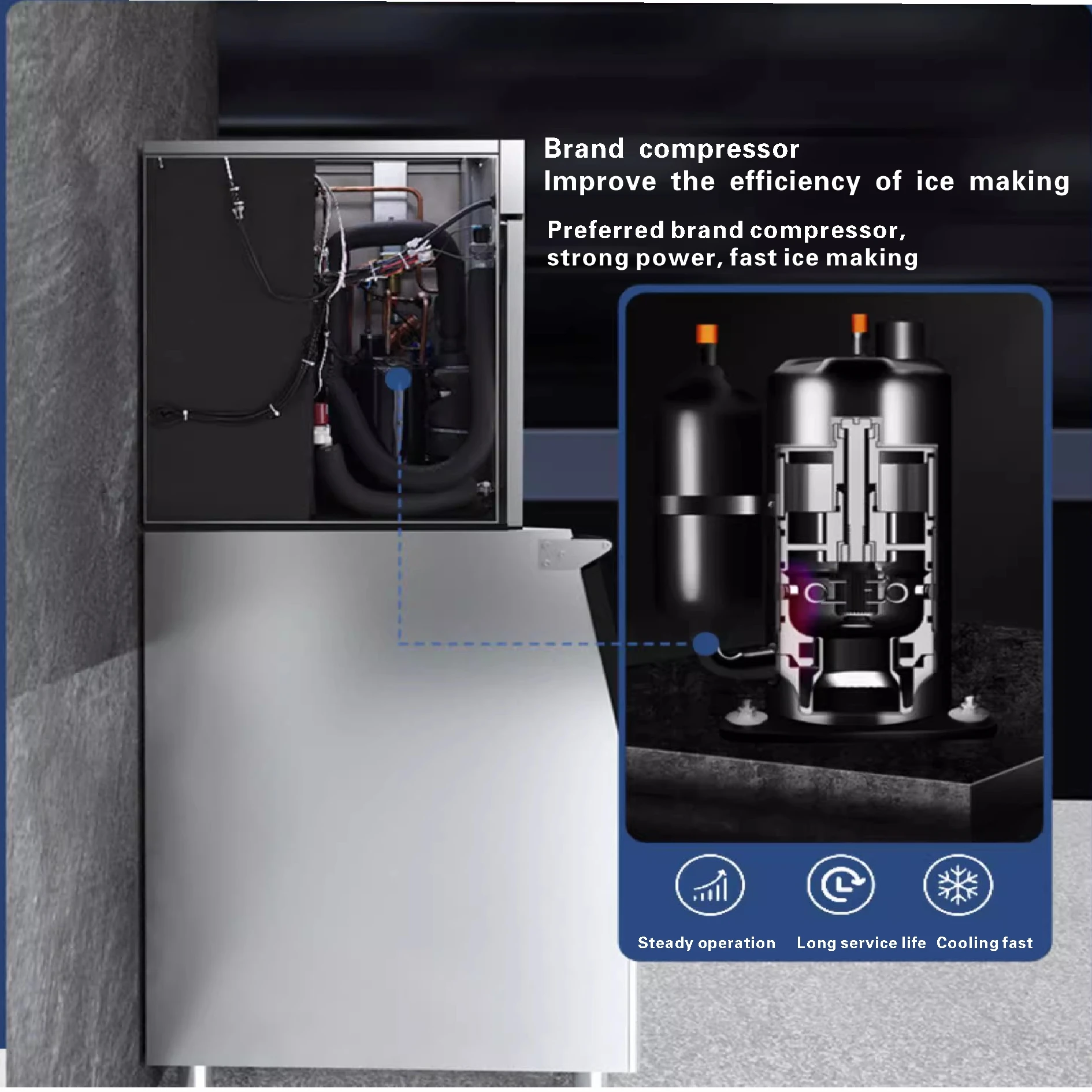 HighEfficiency 200KG 24H Crystal Ice Maker Machine Top Choice for ...