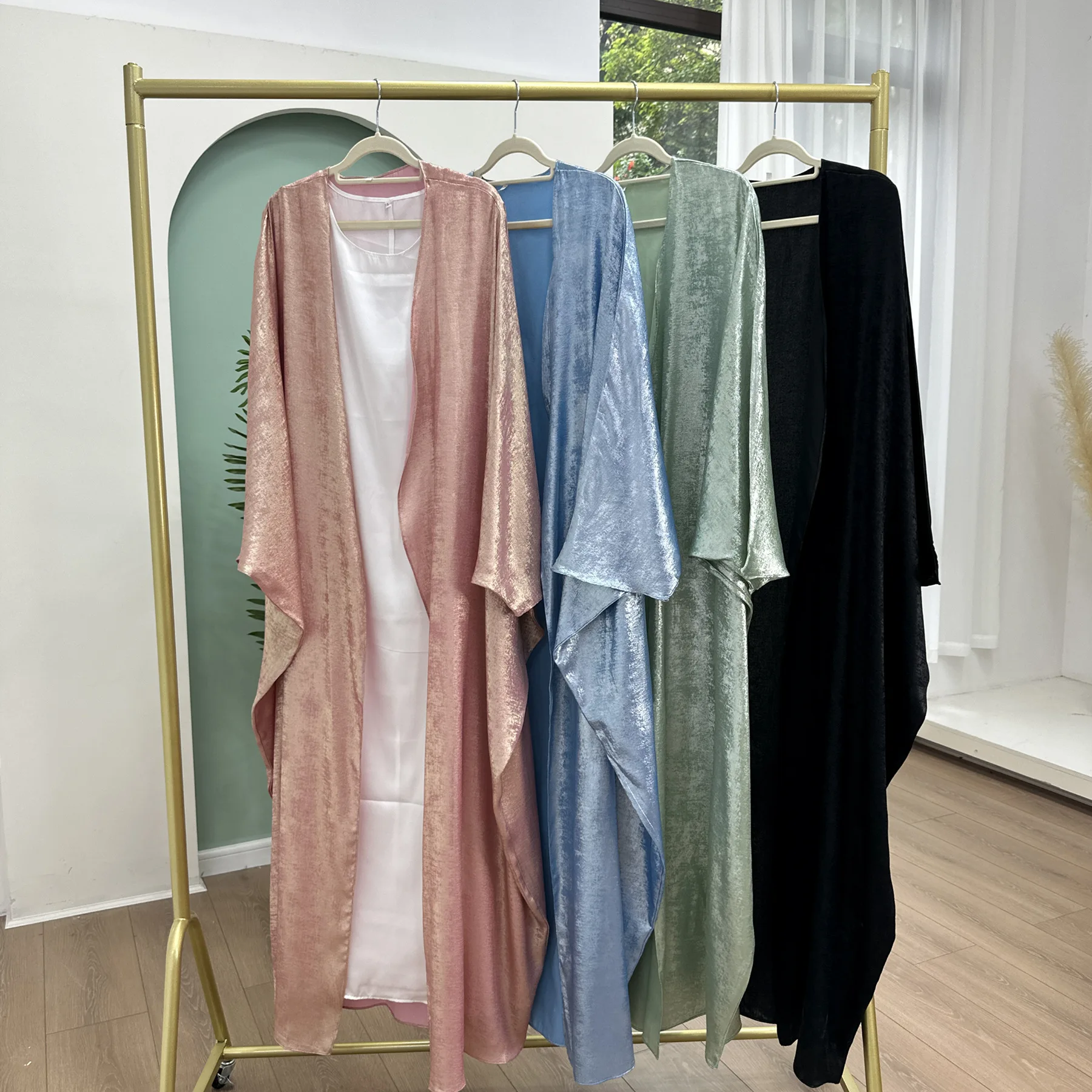 Elegant Notched Abaya Dress For Women | Modest Muslim Clothing Oem