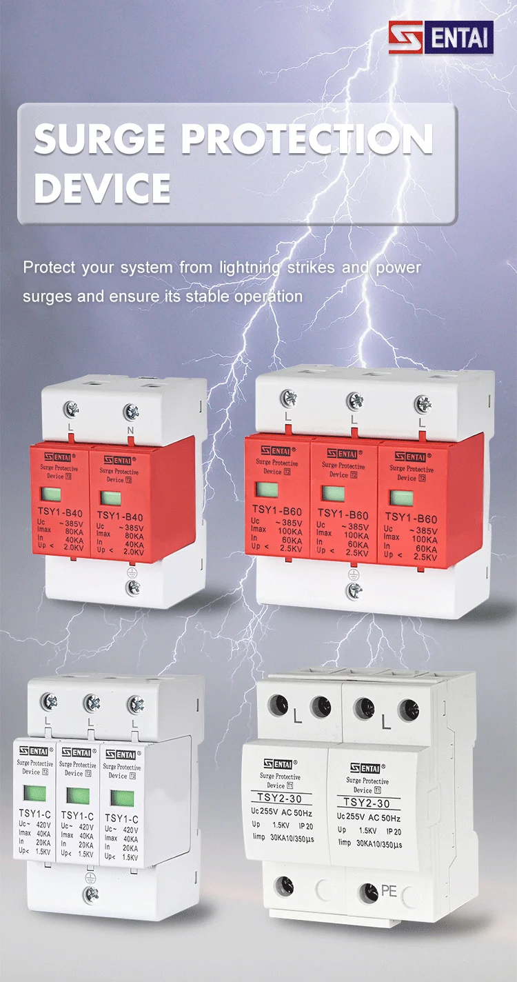 Sentai Surge Arrester Protector 60ka 100ka 385v Lightning Protection ...