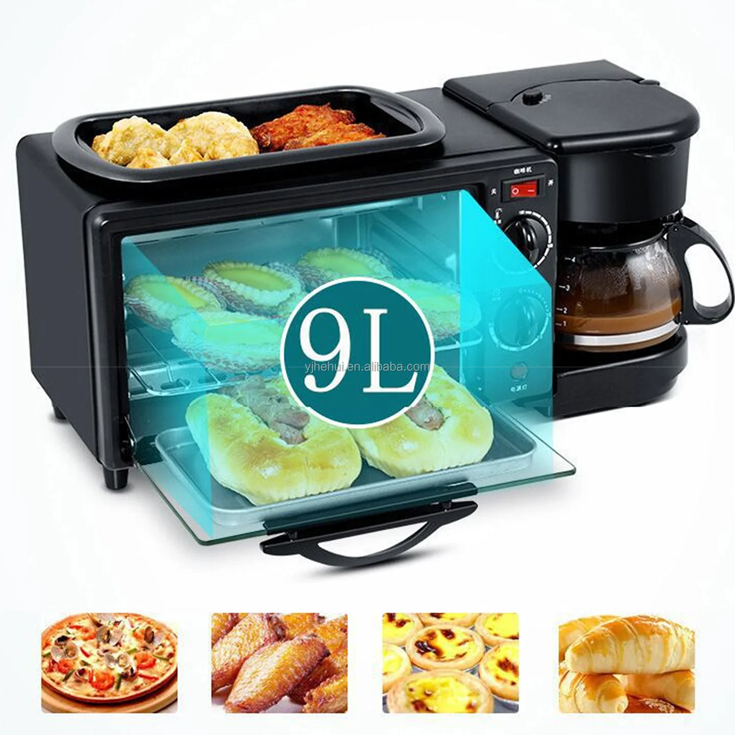 9L Electric Multifunctional Breakfast Maker - 3 in 1
