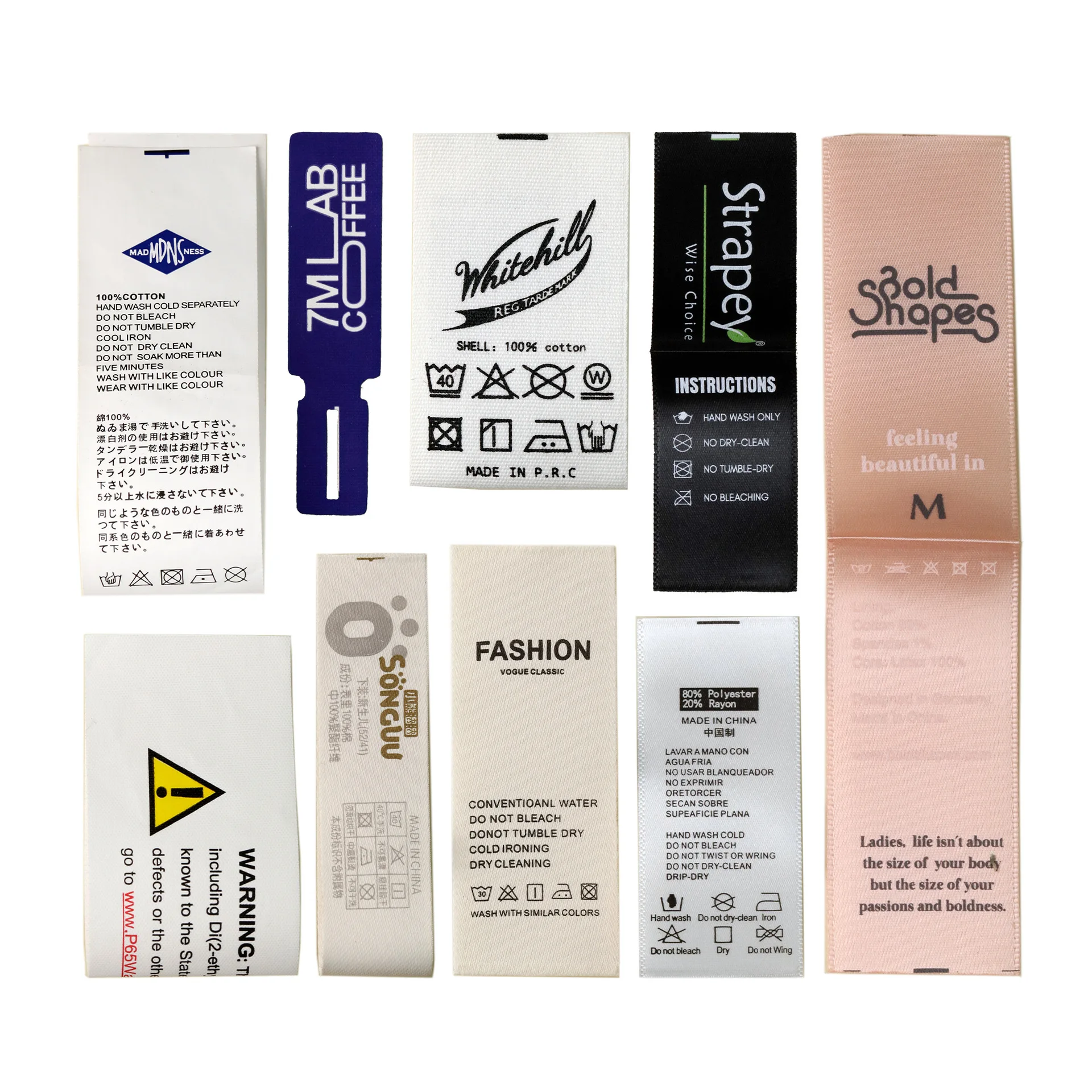Eco-friendly Tear off Labels - Perfect for Garments