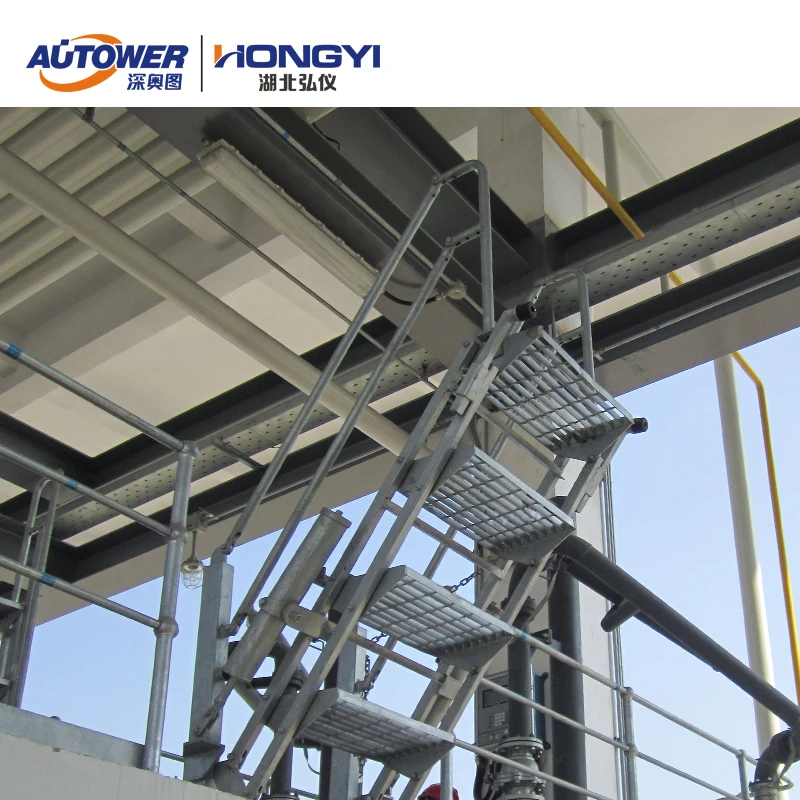 Movable Flexible with Handrail Folding Stairs for Liquid and Gas ...