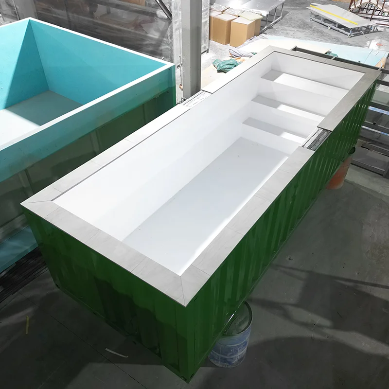 Custom Self Contained Shipping Container Pools - Luxury