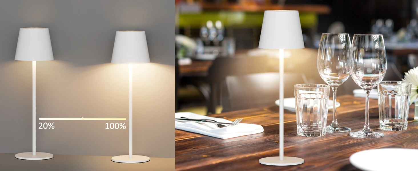 Outdoor Touch Table Lamps Desk Modern Bedroom Light Rechargeable Bar ...