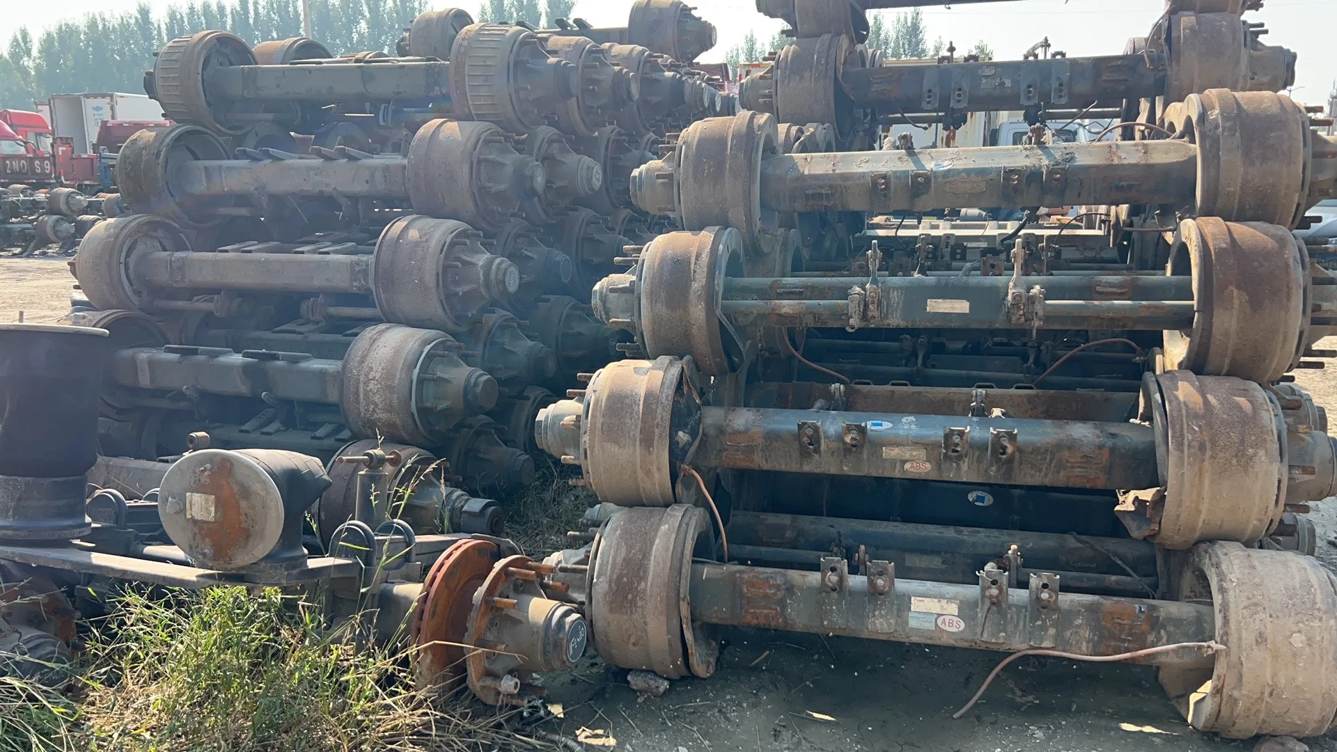 Manufacturers Low Price Used Fuwa Axles 13T Second-Hand German Style ...