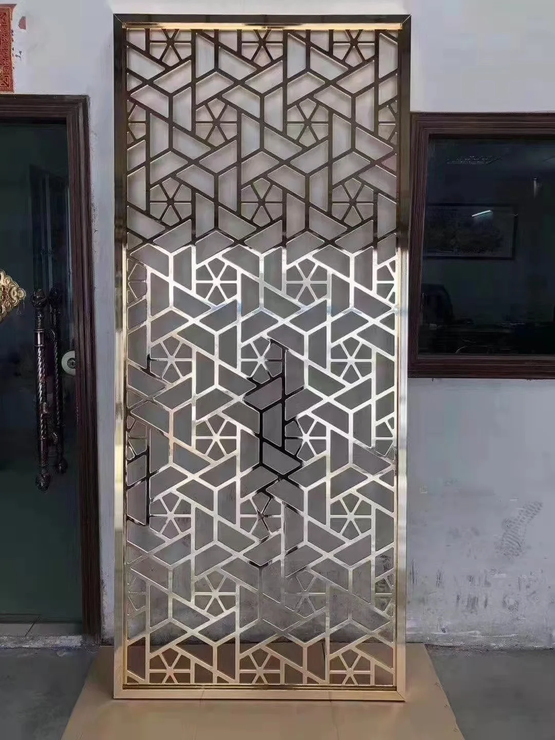 Laser Cut Metal Room Divider for Hotel Lobby Office Decoration Classic ...