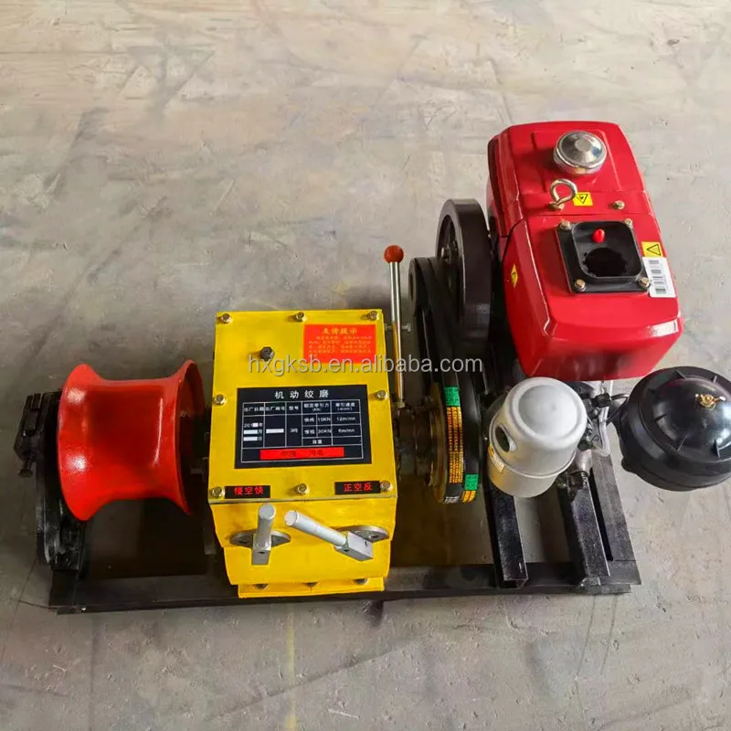 Dual-bull Wheel Motorized Cable Pulling Winch Cable Laying Equipment ...