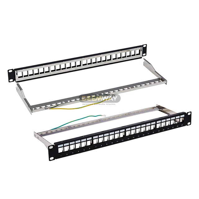 Economical Network Cabling Installation Demountable 1u 24 Ports Blank ...