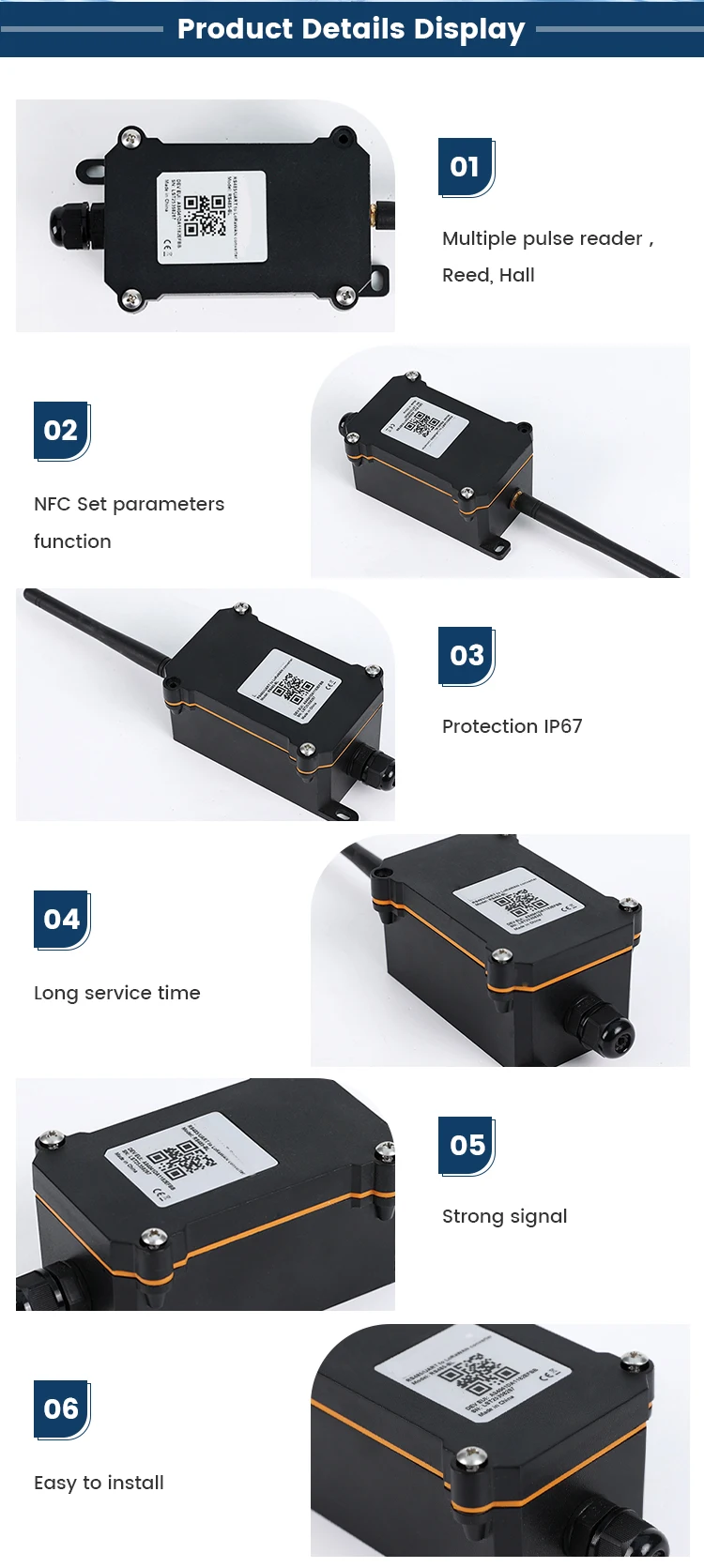 Lorawan Counter Sensor Collector Output Water Meter Pulse Reader Reading System Amr Module - Buy ...