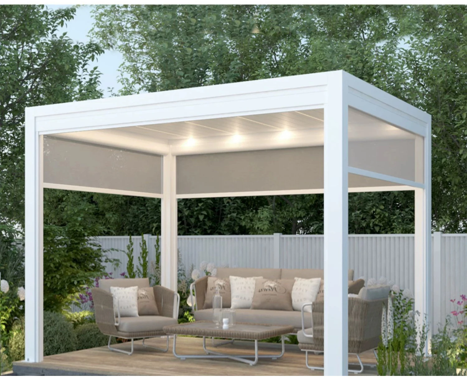 Pavilion 3x3 3x4 3x5 Aluminium Pergola Bioclimat Gazebos
